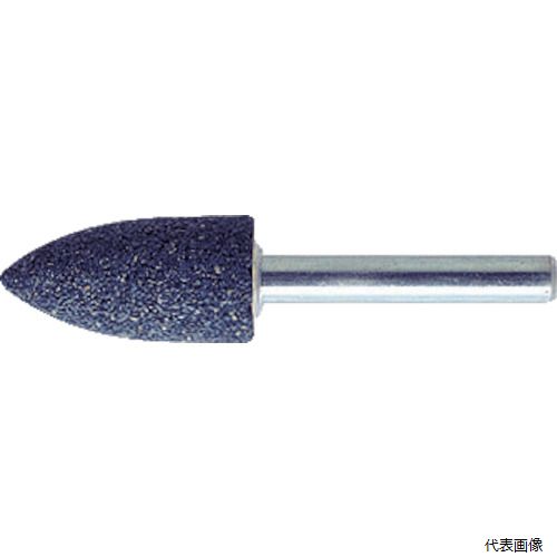 【特長】 ●一般鋼材、鋳物、炭素鋼の生材用です。 ●靭性の高いA（アランダム）砥材で作られた軸付砥石です。一般研削に幅広く使用できます。 【用途】 ●高硬度A（ブルー）軸付砥石。最適：鋳物、一般鋼材、低炭素鋼、炭素鋼（生材）。適：ダクタイル...