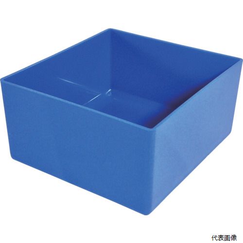 【特長】 ●パーツボックス用の小箱です。 【用途】 ●ビス、端子などの小物入れに。 【仕様】 ●色：ブルー ●外形寸法(mm)間口：106 ●外形寸法(mm)奥行：98 ●外形寸法(mm)高さ：53 ●有効内寸(mm)間口：100 ●有効内...