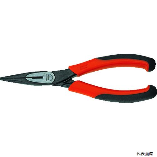 【特長】 ●手に優しいエルゴハンドルです。 ●軟・硬線を強力切断できます。 ●オン・オフ機能のリターン・スプリングが付いていますので、仕事のスピードアップを図れます。 ●ギザ付ジョーです。 【仕様】 ●全長(mm)：140 ●切断能力(mm...