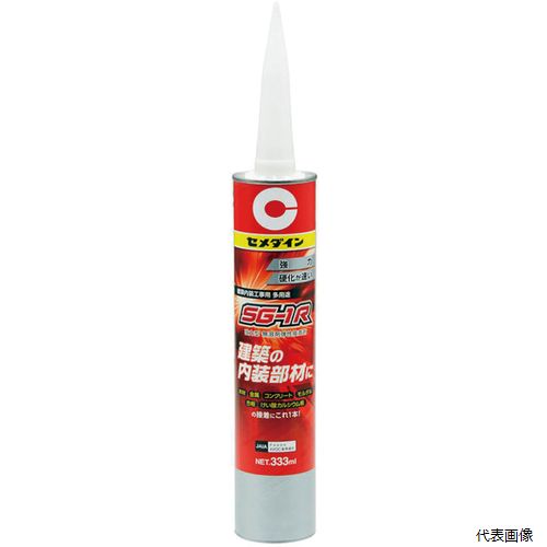 【特長】 ●多用途に使える内装用接着剤です。 ●使いやすい速硬化です。 ●垂直面でも使いやすいタレどめタイプです。 ●臭いが少ない無溶剤型です。 ●日本接着剤工業会JAIAF☆☆☆☆規格品、4VOC基準適合品です。 【用途】 ●内装工事造作...