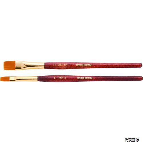 【特長】 ●いろいろな塗料や絵具に使用できます。 ●面塗りから線描き、多彩なストロークの描写に最適です。 ●耐薬品性、加工性、風合いに優れ、筆に最適なPBT（ポリブチレンテレフタレート）繊維（100％）仕様なので、穂先のまとまりがよく、滑ら...
