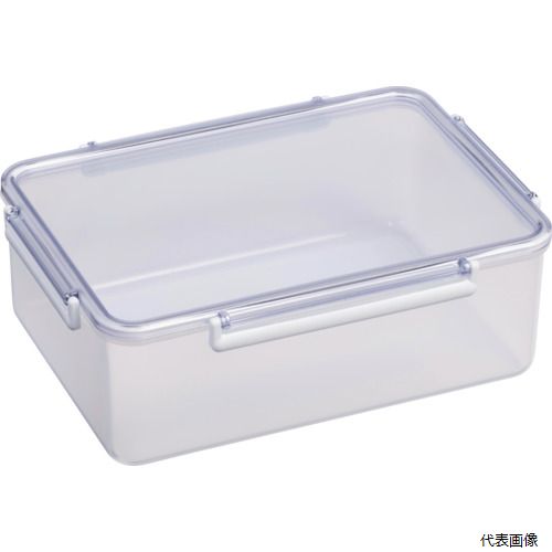 【特長】 ●フタに樹脂製の留具がついています。 ●シリコンゴム製のパッキン付で密閉し使用できます。 ●容量(L)：3.2 ●奥行(mm)：196 ●高さ(mm)：94 ●幅(mm)：270 ●耐熱温度(本体)：-20〜110℃、(フタ)：-...
