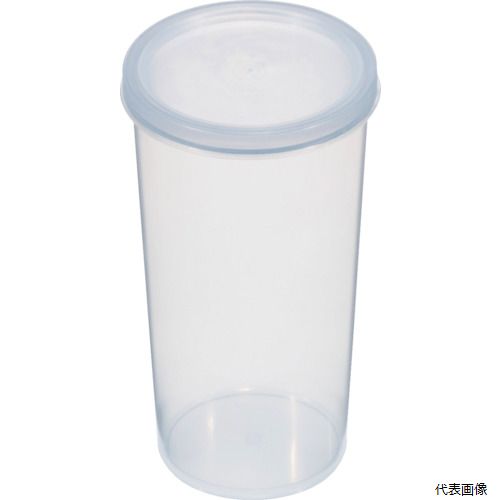 【特長】 ●留具やパッキンを使わない簡易密閉容器です。 【仕様】 ●容量(L)：0.31 ●外形寸法(mm)幅：70 ●外形寸法(mm)奥行：70 ●外形寸法(mm)高さ：130 ●高さ(mm)：130 ●外径(mm)：70 ●耐熱温度(本...