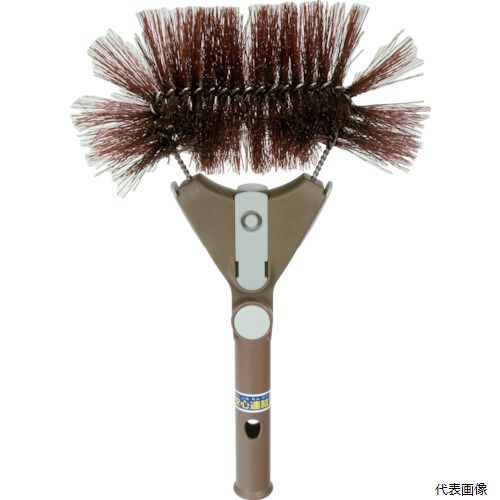 【特長】 ●別売の柄につなげて高所の清掃ができます。 ●シートを巻くから絡んだクモの巣が簡単に取れます。 【用途】 ●クモの巣取り ●幅(mm)：310 ●品名：クモの巣取りH 【材質／仕上】 ●ブラシ：ポリプロピレン ●ヘッド：ポリプロピ...