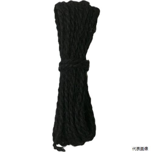 【特長】 ●天然素材で環境にやさしい紐です。 【用途】 ●農園芸品の結束や垣根等の結束など。 【仕様】 ●色：黒 ●標準幅(mm)：3 ●長さ(m)：10 ●線径(mm)：3 ●全長(m)：10 ●包装形態：袋入り ●カットタイプ 【材質／...