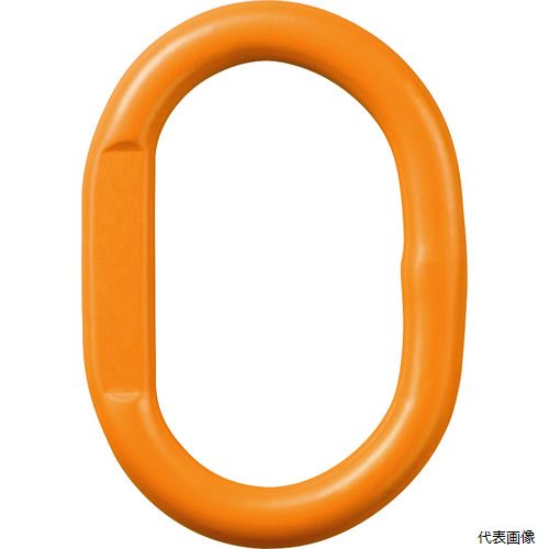 【特長】 ●キトーチェンスリング100用のマスターリンクです。 【用途】 ●1本または複数のチェーンをクレーンのフックなどにかける際に。 ●基本使用荷重(t)：2.4 ●チェーン線径(mm)：S：φ8、D：φ7、T・D：φ6 ●適合チェーン...