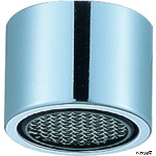 【特長】 ●整流器から比べて約40％節水できます。 ●吐水は泡沫状で、水流音を弱めて節水効果もあります。 【用途】 ●水栓用の泡沫器です。 【仕様】 ●幅(mm)：25 ●高さ(mm)：19 ●ねじ径：M22×1.25 【材質／仕上】 ●黄...