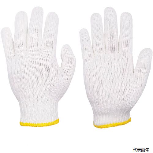 【特長】 ●厚みのあるシノ糸を使用しています。 ●耐久性・保護性に優れています。 【用途】 ●一般作業用に。 ●建築土木、屋内作業用に。 【仕様】 ●色：白 ●サイズ：フリー ●ゲージ数：8 ●全長(cm)：23 ●手のひら周り(cm)：2...