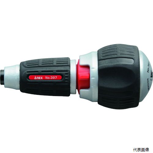 【特長】 ●指先で回しやすい早回しハンドルです。 【用途】 ●設備機器、機械メンテナンス、自動車整備などのねじ回しに。 【仕様】 ●全長(mm)：90 ●色：黒 ●差込角(mm)：6.35 ●ビット差込口二面幅(mm)：6.35 【材質／仕...