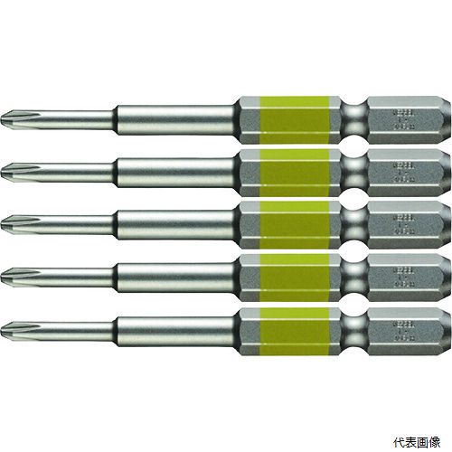 【特長】 ●剛彩ビット用に開発した印刷機により六角面すべてにカラー印刷、塗装品のようなにじみがなくシャープなエッジで、VESSELロゴもクリアに表示されています。 ●カラーでサイズを色分けし、ビットが選びやすくなっています。 ●ビット材はダ...