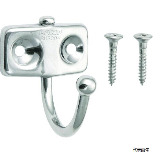 【特長】 ●フック部が180°回転し、フリクション（抵抗機能）が振動による首振りを防止します。 ●フック部先端が球状なので、安心してご使用いただけます。 【用途】 ●各種産業機器用。 【仕様】 ●幅(mm)：35 ●奥行(mm)：44.3 ...