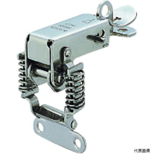 【特長】 ●筐体のコーナーに取り付け、扉正面側から締め込み、解除操作ができます。 ●コーナーファスナーヒンジSTH-C64とセットで使用できます。 ●セーフティーロック付きで振動に強く、不意の解除を防ぎます。 ●南京錠や封印具シリーズと合わ...