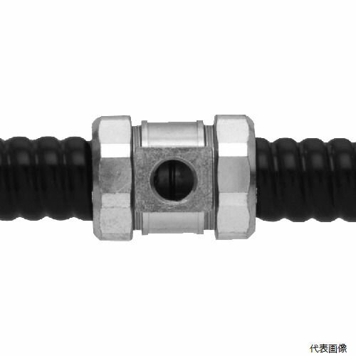 【特長】 ●ケイフレックス同士を接続するためのストレートカップリングで、ケイフレックス内部に溜まった水を丸穴で抜く構造です。 【用途】 ●水抜き式カップリング。 【仕様】 ●タイプ：カップリング ●寸法(mm)A：39.3 ●挿入可ケーブル...