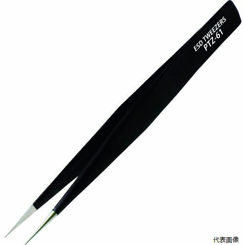 【特長】 ●先端は高精度精密仕上げで、耐久性に優れています。 ●材質は非磁性、耐食性、耐酸性に優れたステンレスです。 ●グリップ部はすべりにくい梨地加工です。 【用途】 ●静電気障害にデリケートな電子部品、プラスチックの取り扱いに。 【仕様...