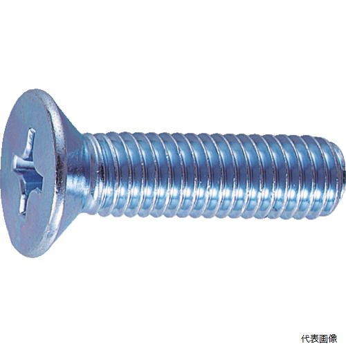 【特長】 ●頭部を沈める必要のある作業に適しています。 【仕様】 ●寸法(mm)d：M4 ●寸法(mm)L：12 ●ねじピッチ(mm)：0.7 ●頭部径(mm)：8 ●頭部厚さ(mm)：2.3 ●適合ドライバー：プラスNo.2 ●強度区分：...