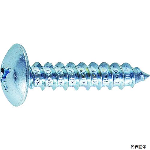 【特長】 ●頭部外径が大きい丸頭形状で、タップやナットを使用せず、下穴だけで締結ができる薄板鋼板用のねじです。 【仕様】 ●寸法(mm)d：M3 ●寸法(mm)L：6 ●頭部径(mm)：6.9 ●適合ドライバー：M3：［［＋］］1、M4〜M...