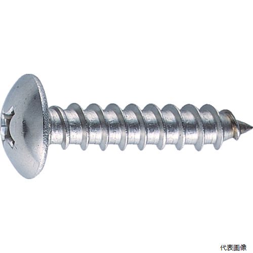 【特長】 ●頭部外径が大きい丸頭形状で、タップやナットを使用せず、下穴だけで締結ができる薄板鋼板用のねじです。 ●耐食性のあるステンレスを使用しています。 【仕様】 ●寸法(mm)d：M3 ●寸法(mm)L：16 ●頭部径(mm)：6 ●適...