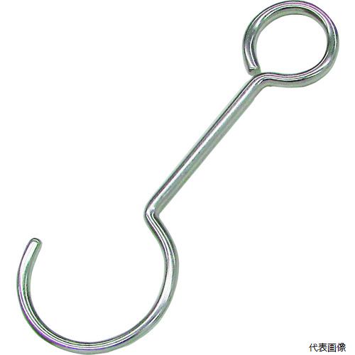 【特長】 ●ステンレス製で錆びにくく、耐久性に優れています。 【用途】 ●物掛けとして。 【仕様】 ●使用荷重(kN)：0.05 ●D(mm)：4 ●L1(mm)：125 ●L2(mm)：117 ●S(mm)：30 ●W1(mm)：40 ●...