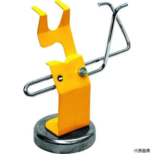 【特長】 ●角度が付いているトーチ止めがあり、トーチが落ちにくいです。 ●台座にマグネット付です。 ●MRT200は高さと角度調整が可能です。 【用途】 ●TIG溶接トーチのスタンドホルダーとして 【仕様】 ●吸着力(N)：294 ●幅(m...
