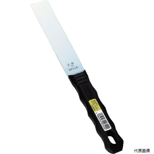 【特長】 ●総焼入加工による確実な弾力性があるので作業がはかどります。 ●鏡面仕上げをしているので付着物を取り除きやすいです。 ●しなやかさを求められるはがし作業やパテ塗り、接着剤塗りに最適です。 【用途】 ●しなやかさを求められるはがし作...