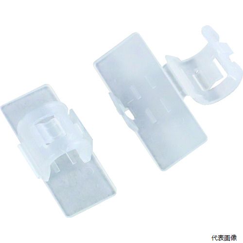 【特長】 ●シボ加工が表面に付いているため直接ペンで書けます。 ●簡単に取り付けられ何度でも使用可能です。 【用途】 ●テレビのケーブルの目印として ●マーキングしにくい電線などに。 【仕様】 ●色：ナチュラル ●最大結束径(mm)：8 ●...