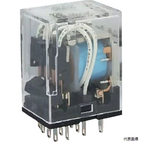 【特長】 ●使用環境、用途に合わせて選べる汎用リレーのベストセラーです。 【仕様】 ●長さ(mm)：28 ●幅(mm)：21.5 ●高さ(mm)：42.4 ●動作表示：有 ●接点機構：ダブル ●定格電圧(V)：DC24 ●接点材質：Auメッ...
