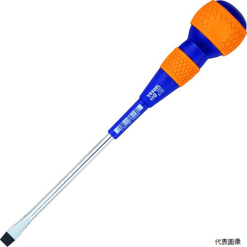 【特長】 ●弾力グリップで強力な締め付けが可能です。 ●ネジに余裕の締めつけ力です。 ●クッショングリップはプラスマイナスで色分けしているのでわかりやすいです。 ●刃先は、高精度のブラックポイント加工を採用しています。 【用途】 ●電気工事...