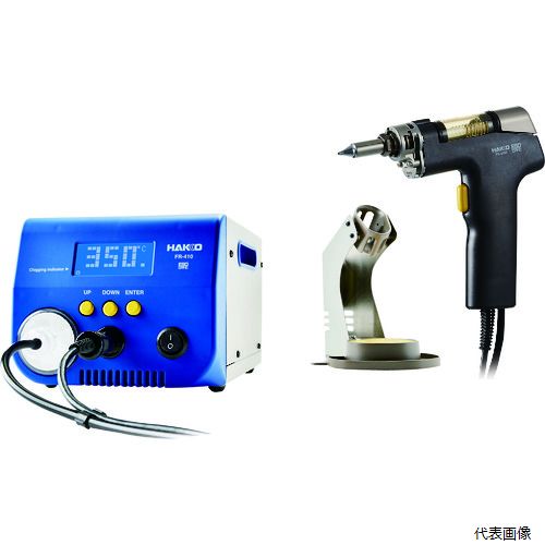 【特長】 ●真空ポンプ内蔵型の140Wはんだ吸取器です。 ●極小ランド・狭小スペースに対応可能です。 ●豊富なノズル形状でさまざまな吸取り作業に対応可能です。 ●はんだ詰まりを軽減します。 ●トリガーを放した後も自動でポンプを動作させる機能...