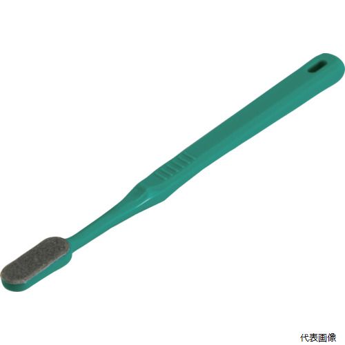 【用途】 ●ガラス、セラミックス、木工、アルミ、銅やプラスチック、石材加工に最適。 【仕様】 ●粒度(#)：180 ●全長(mm)：172 ●厚さ(mm)：5.24 ●摘要：グリーン・粗仕上げ ●ダイヤ寸法：29×10.5mm ●ダイヤ部厚...