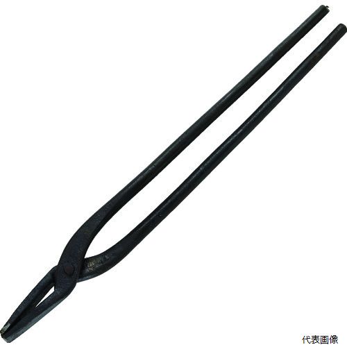 【特長】 ●火造り作業の平板・丸棒のつかみに最適です。 【仕様】 ●全長(mm)：540 ●口先長(mm)：75 ●口幅(mm)：20 ●口先形状：丸型 ●口先厚さ(mm)：5 【材質／仕上】 ●炭素鋼（SS400） 【入数】 ●1丁 他の...