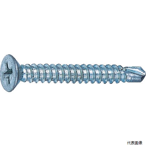 【特長】 ●金物やサッシなどを中心にあらゆる用途に使用できます。 ●座ぐり穴付金物と鉄骨の締結に適しています。 【仕様】 ●最大適合板厚(mm)：3.2 ●適合ドライバー：プラスNo.2 ●呼び寸法(mm)H：2.6 ●呼び寸法(mm)L1...