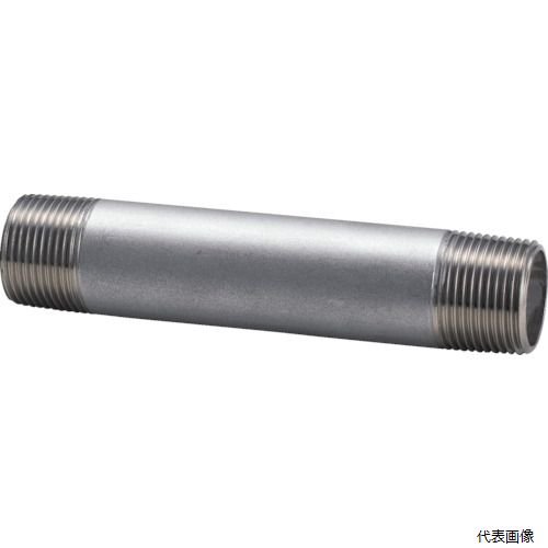 【用途】 ●水・油・ガス用。 【仕様】 ●呼び径A：10 ●呼び径B：3/8 ●L(mm)：100 ●呼び径(mm)：17.30 ●最高使用圧力：常温1.0MPa ●使用温度範囲：-20〜220℃ 【材質／仕上】 ●ステンレス（SUS304...