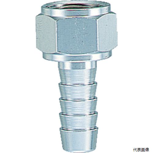 【用途】 ●ホースと機器の接続。 ●接続口径(タケノコ外径)(mm)：20.5 ●六角対辺(mm)：30 ●使用流体：水・空気・油 ●タイプ：ホースジョイント ●接続口径(ねじ)：G3/4 ●最高使用圧力(MPa)：3.45 ●流体温度：-...