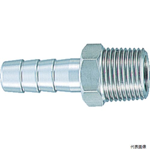 【特長】 ●ROHS対応品です。 ●接続口径D：R1/2 ●接続口径(タケノコ外径)(mm)：14 ●六角対辺(mm)：22 ●使用流体：水・空気・油 ●タイプ：ホースニップル ●流体温度：-50〜150℃ ●使用圧力：3.45MPa 【材...