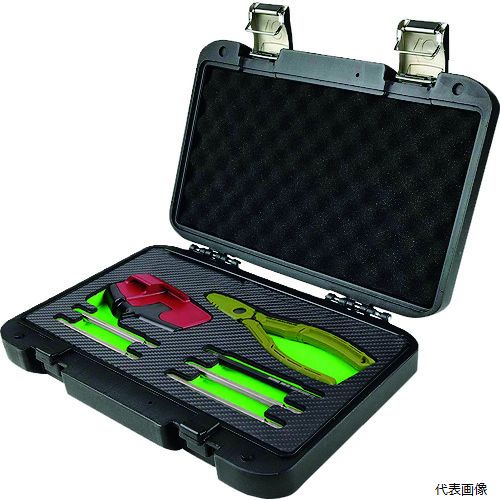【特長】 ●様々なねじトラブルに対応するベストアイテムを揃えた工具セットです。 ●ねじ外し工具の中でも使用頻度の高い、厳選された工具をセットしています。 ●コンパクトに収納できる専用ケース付です。 ●外装はハードケース、内装は衝撃を吸収する...