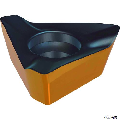 【特長】 ●最小、三角形3コーナー使いのヘリカル切刃ミーリングカッターです。 ●90°肩削り加工対応可能です。 【用途】 ●フライス加工用。 【仕様】 ●最大切込みAPMX(mm)：3.5 ●全長(mm)：5.26 ●R寸法(mm)：0.4...