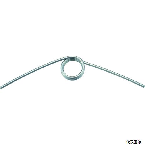 【特長】 ●円筒形に巻かれたばねを、コイル中心線に対してねじる方向に使用するばねです。 ●アーム角度を閉じる方向で使用される場合は、コイル径が減少するためばねの支持棒の径は、最大負荷時コイル内径の約90%が理想的です。 ●クリップなど挟んで...