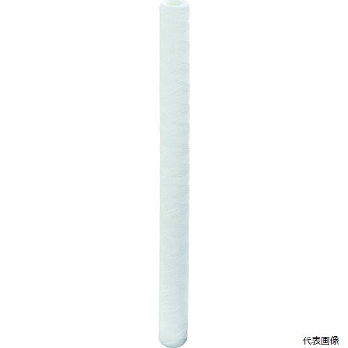 【特長】 ●ろ材・コア共にポリプロピレン製で酸・アルカリ等耐薬品性に優れ一般工業用水から純水装置の1次ろ過・有機溶剤・メッキ液等のろ過に使用可能です。 【用途】 ●洗浄水、工業用水のろ過。 ●ろ過精度(μm)：5 ●外径(mm)：62 ●長...