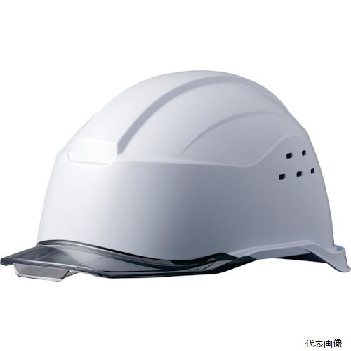 【特長】 ●帽体と内装の重量最適化により、軽量化を実現しました。 ●前後バランスの良い帽体設計により安定した着用感です。 ●返し機構付フルフェイスシールド面は飛来物をはね返し、首回りへの飛散を防止します。 ●内装もシールド面もワンタッチで簡...