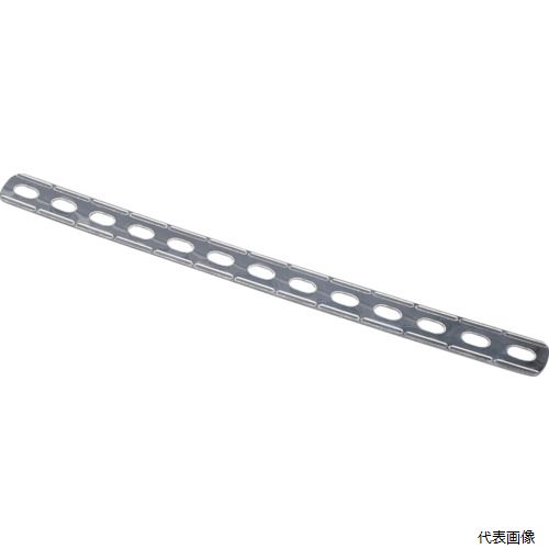 【特長】 ●穴の位置以外でもキレイに曲がります。 ●取付ねじサイズ：M4対応 【用途】 ●パイプなどにもキレイに巻きつけられる。 【仕様】 ●板厚(mm)：0.8 ●穴径(mm)：6.8×4.2 ●色：シルバー ●W(mm)：15 ●L1(...