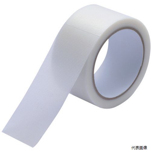 【特長】 ●柔軟で、優れた凹凸追従性です。 ●養生用テープですので、荷造り用のご使用は避けてください。 【用途】 ●養生用。 ●色：半透明 ●幅(mm)：50 ●長さ(m)：25 ●厚さ(mm)：0.105 ●テープカット条件：手で切れる ...