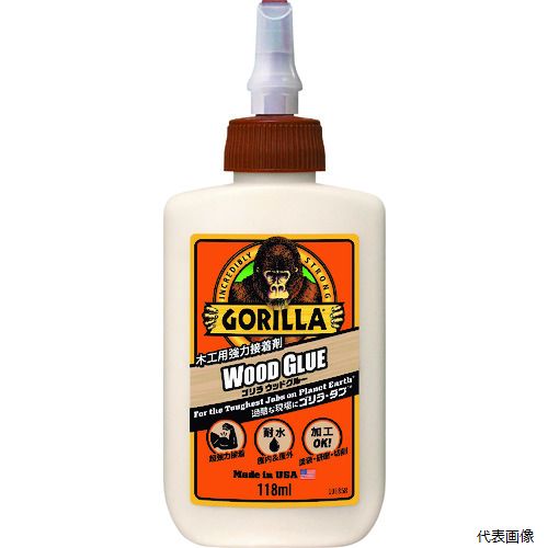 【特長】 ●硬化後は自然な褐色・木材色の仕上がりです。 ●耐水性にすぐれ屋内・屋外を問わず使用可能です。 ●硬化後は塗装・研磨・切削が可能です。 ●ホルムアルデヒド、フタル酸系可塑剤を使用していない安全性が高い接着剤です。 ●乾燥時間が短く...