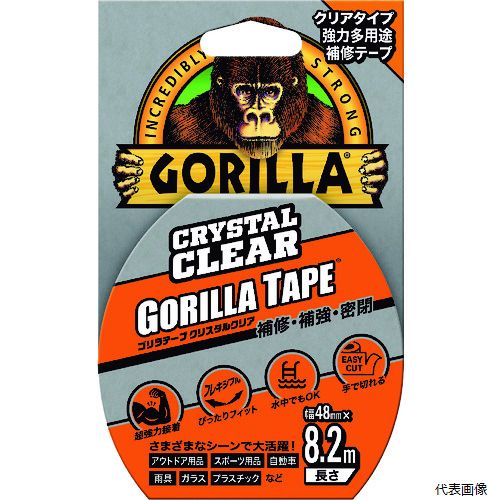 【特長】 ●濡れた面や水中でも使用できる強力防水タイプです。 ●見た目を損なわないクリアタイプです。 ●超耐久強力接着します。 ●追従性に優れ、曲面にもぴったりフィットします。 ●紫外線にも強く黄変しません。 ●手できれいに切れます。 【用...