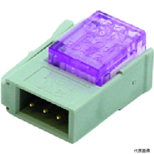 【特長】 ●電線を入れてプライヤーでかしめるだけの簡単・確実な一括圧接コネクタです。 ●電線の被覆を剥かずに結線できます。 ●業界標準e-CON準拠コネクタです。 ●ワンタッチロック機構により片手で容易に着脱でき、また確実な嵌合保持が可能で...