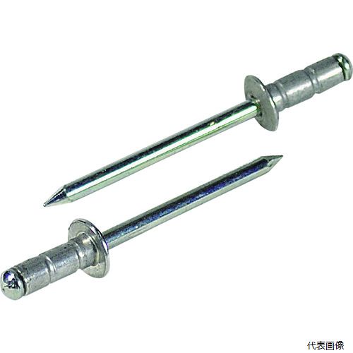 【特長】 ●必要な仕事に無駄なく使える少量サイズです。 ●保管に便利な樹脂ケース入りです。 ●豊富なサイズ展開で幅広い用途に対応します。 ●リベット素材が分かりやすいカラーリングで管理がしやすいです。 ●片側から複数の母材をワン・アクション...