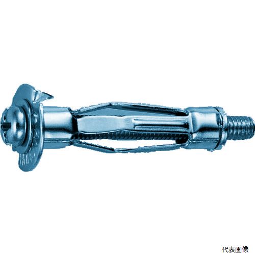 【特長】 ●ねじの着脱が自在で、簡単な施工で均一に仕上がります。 【用途】 ●中空壁への照明器具・音響機器・棚受けの取り付けなどに。 【仕様】 ●ねじの呼び：M4 ●外径(mm)：6.7 ●適合板厚(mm)：2〜5 ●下穴径(mm)：9 ●...