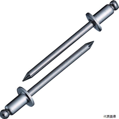 【特長】 ●必要な仕事に無駄なく使える少量サイズです。 ●片側から複数の母材をワン・アクションで締結できます。 【用途】 ●耐食性にすぐれ、水回りや屋外に最適です ●マンドレルもボディもステンレス製なので、強度が必要な場所に最適です。 ●必...