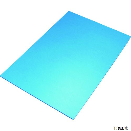 【特長】 ●柔軟性と耐衝撃性に優れ、軽量で高剛性の発泡シートです。 【用途】 ●緩衝材、仕切板、陳列用棚、ボード板。 ●色：ライトブルー ●幅(m)：0.3 ●長さ(m)：0.42 ●厚さ(mm)：3 【材質／仕上】 ●ポリプロピレン（PP...