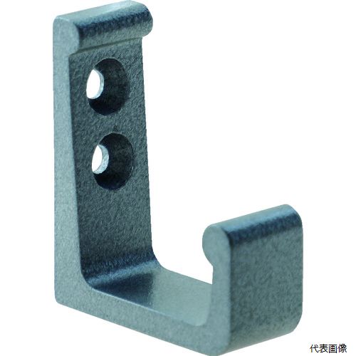 【特長】 ●多用途に使えるアルミ製のフックです。 【用途】 ●各種施設、店舗、事務所。 【仕様】 ●吊下荷重(kgf)：20 ●色：シルバー ●A(mm)：12 ●H(mm)：30 ●L(mm)：35 ●取付穴数(個)：2 ●アルミ 【材質...