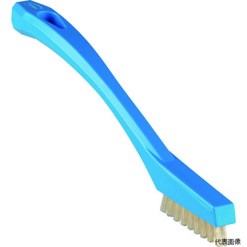 【特長】 ●ヒートシーラーなどの熱がかかる箇所の洗浄に適したブラシです。 ●金属を使用したブラシの代わりに、175℃環境下で最大2分間連続使用できます。 【用途】 ●機器の部品や狭いすき間などの洗浄に。 【仕様】 ●色：ブルー ●縦(mm)...